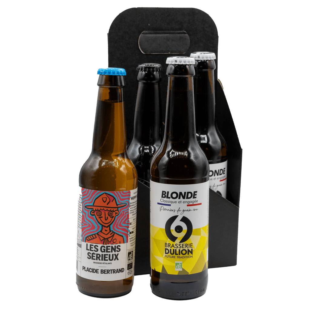 COFFRET 4 BIÈRES BIO 33 CL